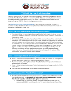 COVID-19 Pfizer Vaccine Clinical Trial - Johns Hopkins Center for ...